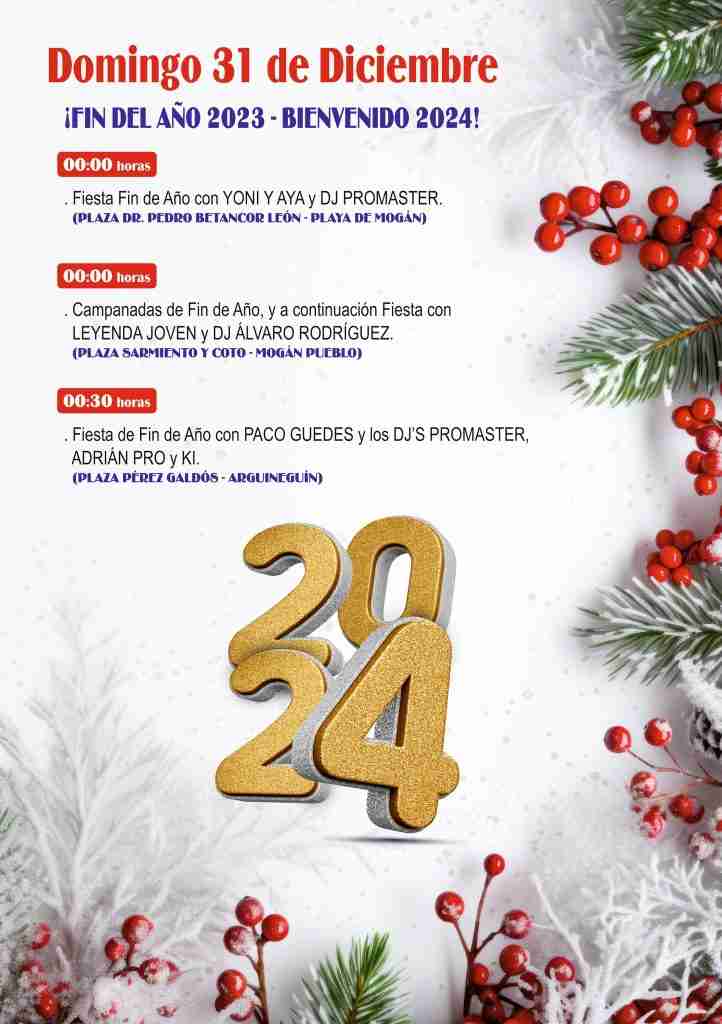 Christmas Program 2023-24 🎄🌟 Mogán - The Canary Guide LoveGranCanaria